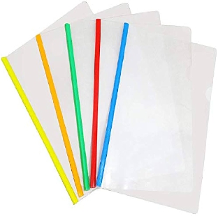 Transparent A-4 Strip Folder(Pack of 10) • Benir e-Store Solutions